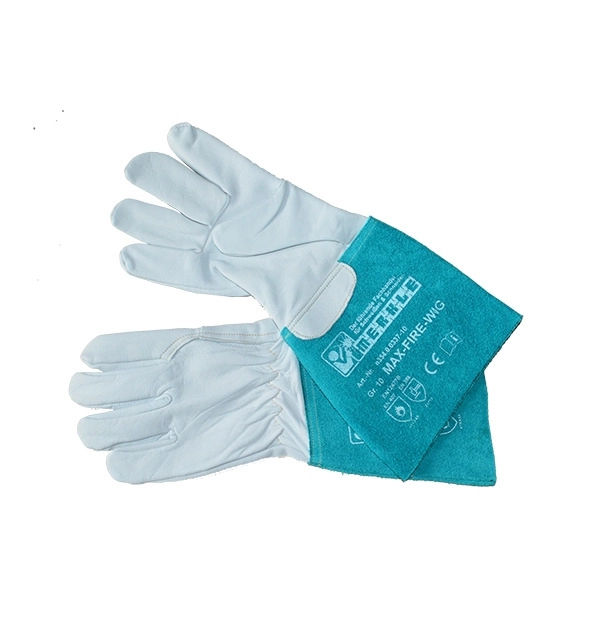 MERKLE WIG-Schweißerhandschuh mit Stulpe und Pulseschutz Typ MAX-FIRE ...